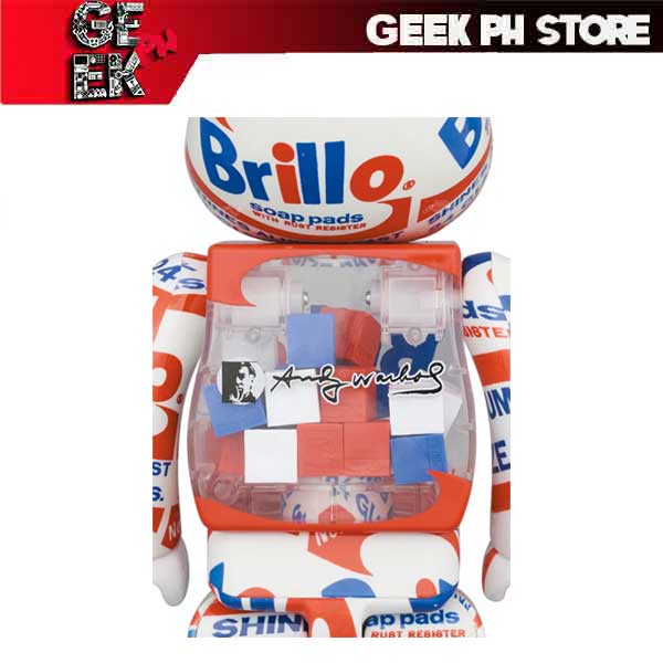 Medicom BE@RBRICK ANDY WARHOL "Brillo" 2022 100% & 400% sold by Geek P – GeekPH Store