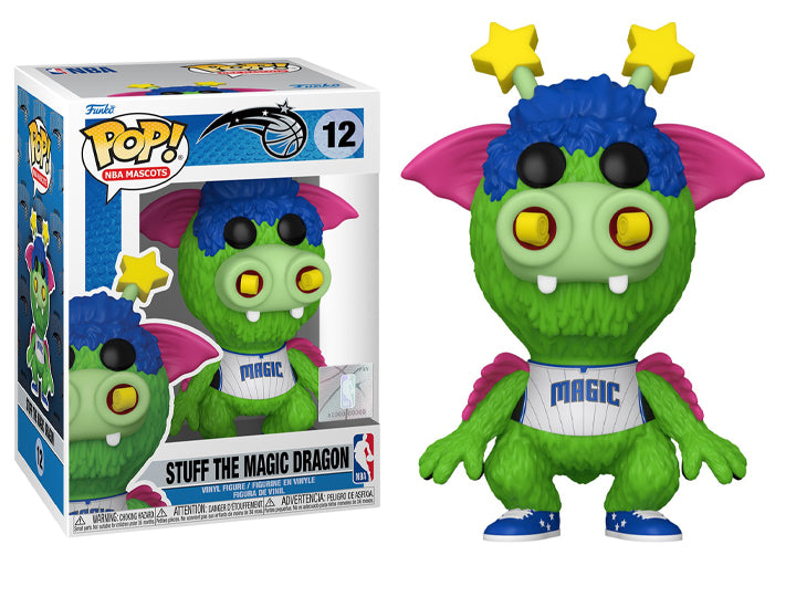 Funko Pop! NBA: Mascots - Stuff the Magic Dragon (Orlando) #12 sold by ...