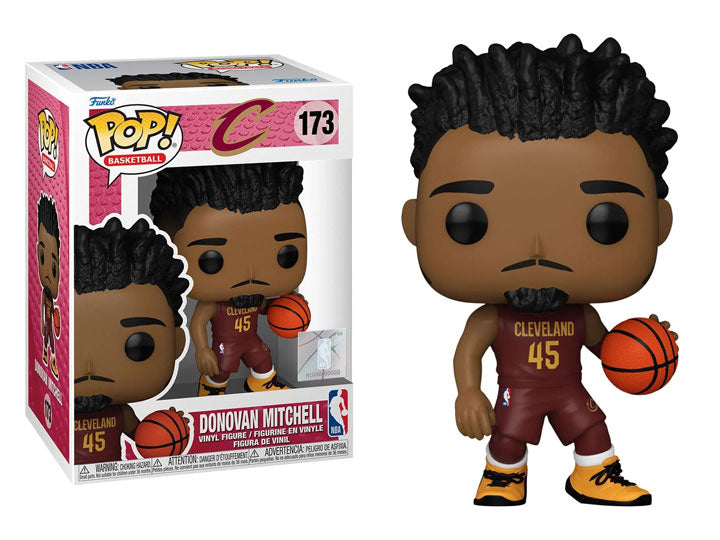Funko Pop! NBA: Cleveland Cavaliers - Donovan Mitchell (Slam Dunk) #17 ...