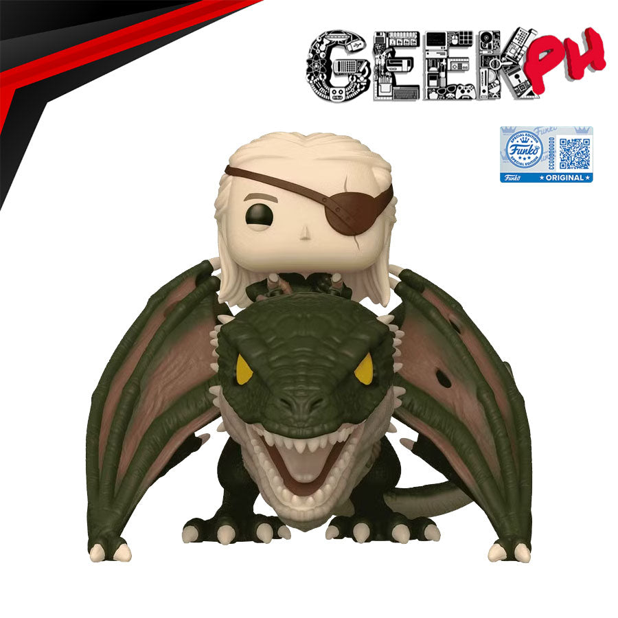Funko House of the Dragon Aemond with Vhargar Pop! Ride Exclusive #136 ...