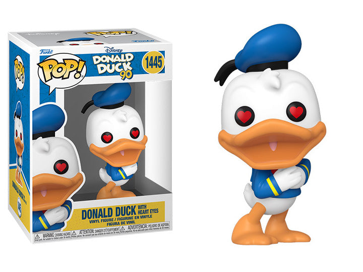 Funko Pop! Disney: Donald Duck 90th Anniversary - Donald Duck with Hea ...