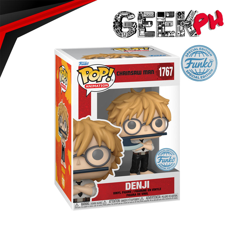 Funko Pop! Chainsaw Man - Denji (Operation: Super-Smart) Special Editi ...