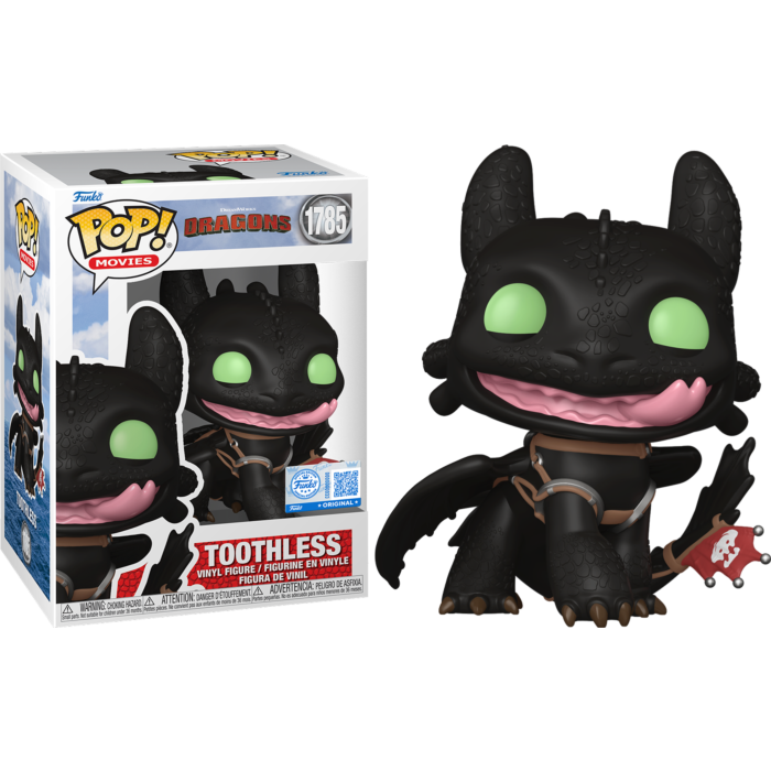 Funko Pop! How to Train Your Dragon - Toothless with Tongue Exclusive ...