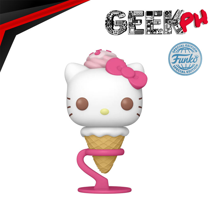 Funko Pop! Sanrio - Hello Kitty as Ice Cream Cone Special Edition Excl ...