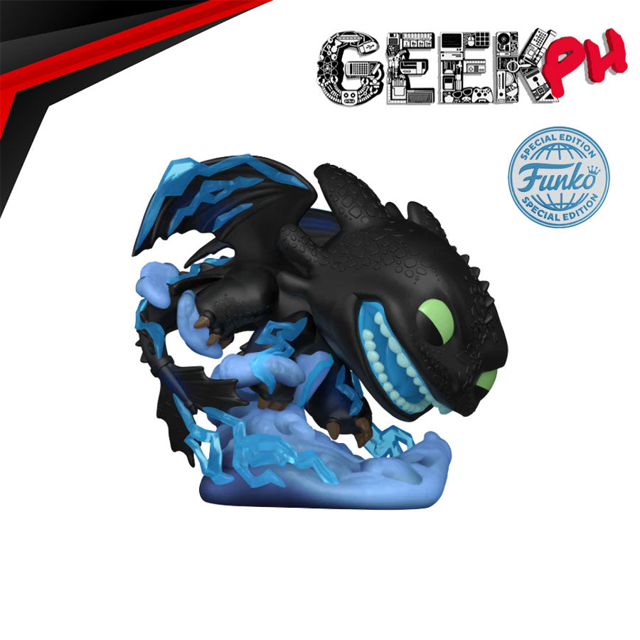 Funko Pop Premium - How to Train Your Dragon - Toothless with Lightnin ...