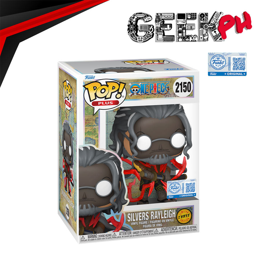 CHASE Funko One Piece Pop! Plus Silvers Rayliegh Exclusive #2150 sold ...