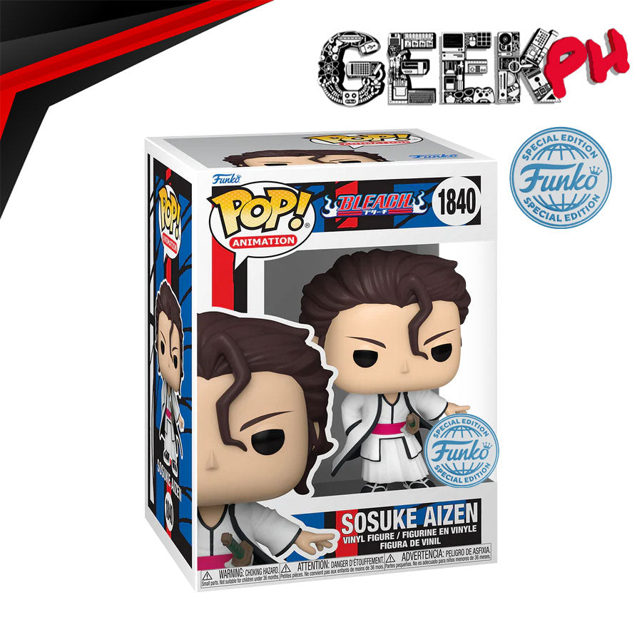 Funko Pop! Bleach - Sosuke Aizen No Glasses Special Edition Exclusive ...