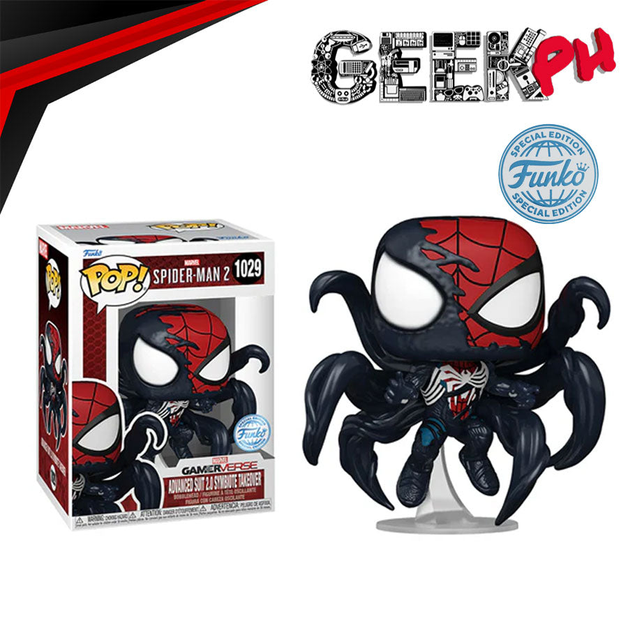 Funko POP Spider Man 2 Advanced Suit 2.0 Symbiote Takeover Edition Exclusive sold by Geek PH