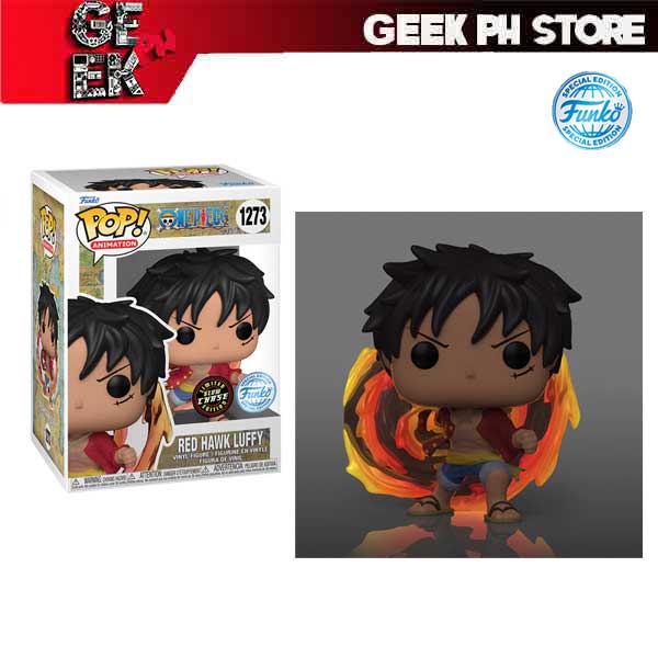 CHASE Funko POP Animation: One Piece - Red Hawk Luffy GW Special Editi ...